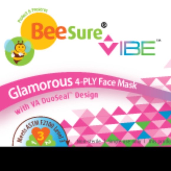 EcoBee | Accessories | Beesure Vibe 4ply Face Mask 5 Same Day Shipping ...